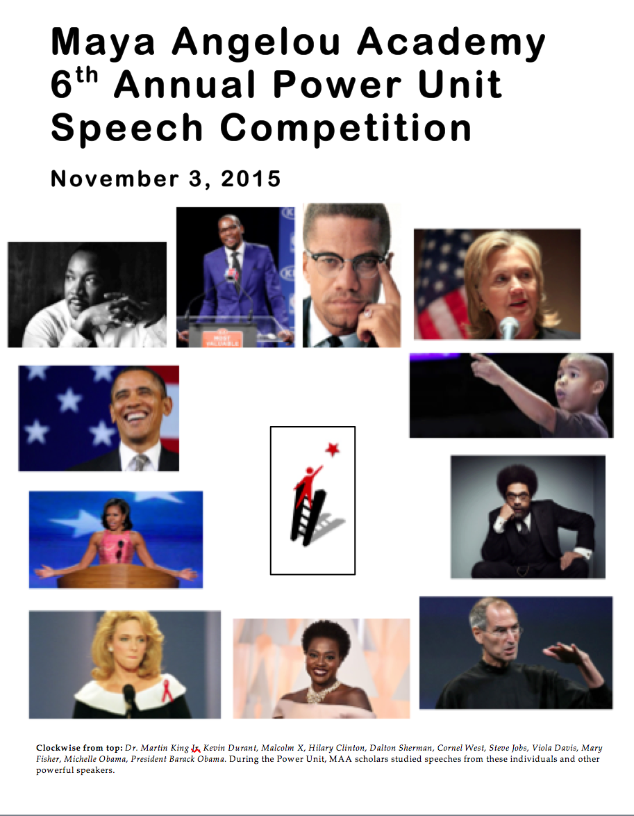 Maya Angelou Academy Speech Competition - Maya Angelou Public Charter ...