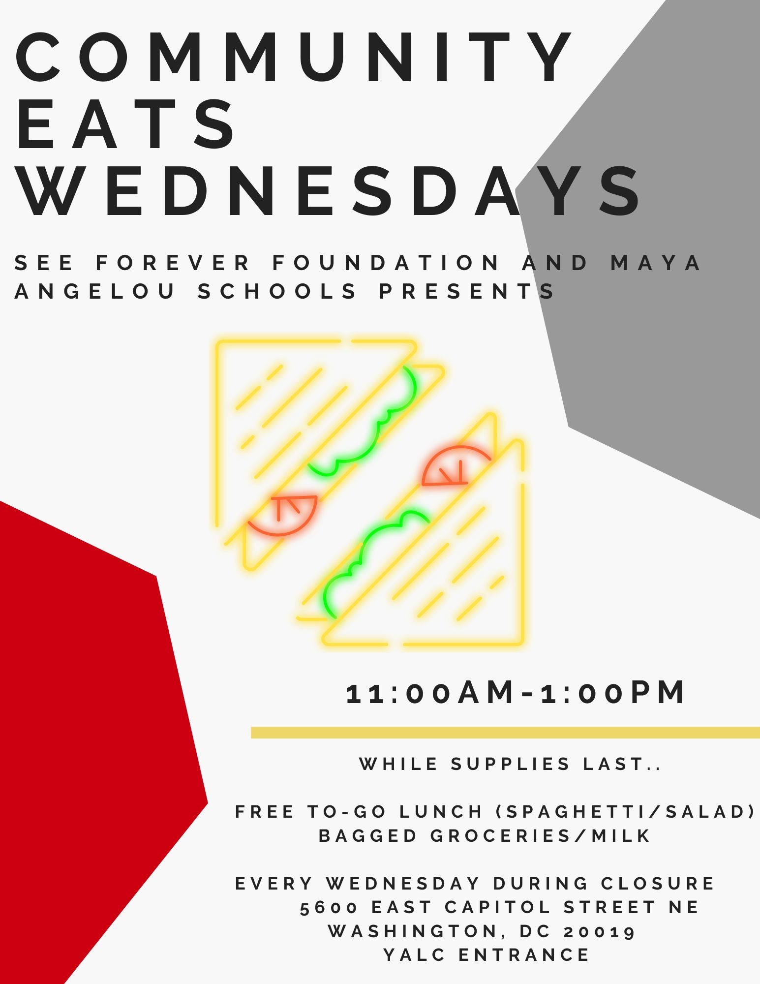 Community Eats Wednesdays - Maya Angelou Public Charter Schools - See ...
