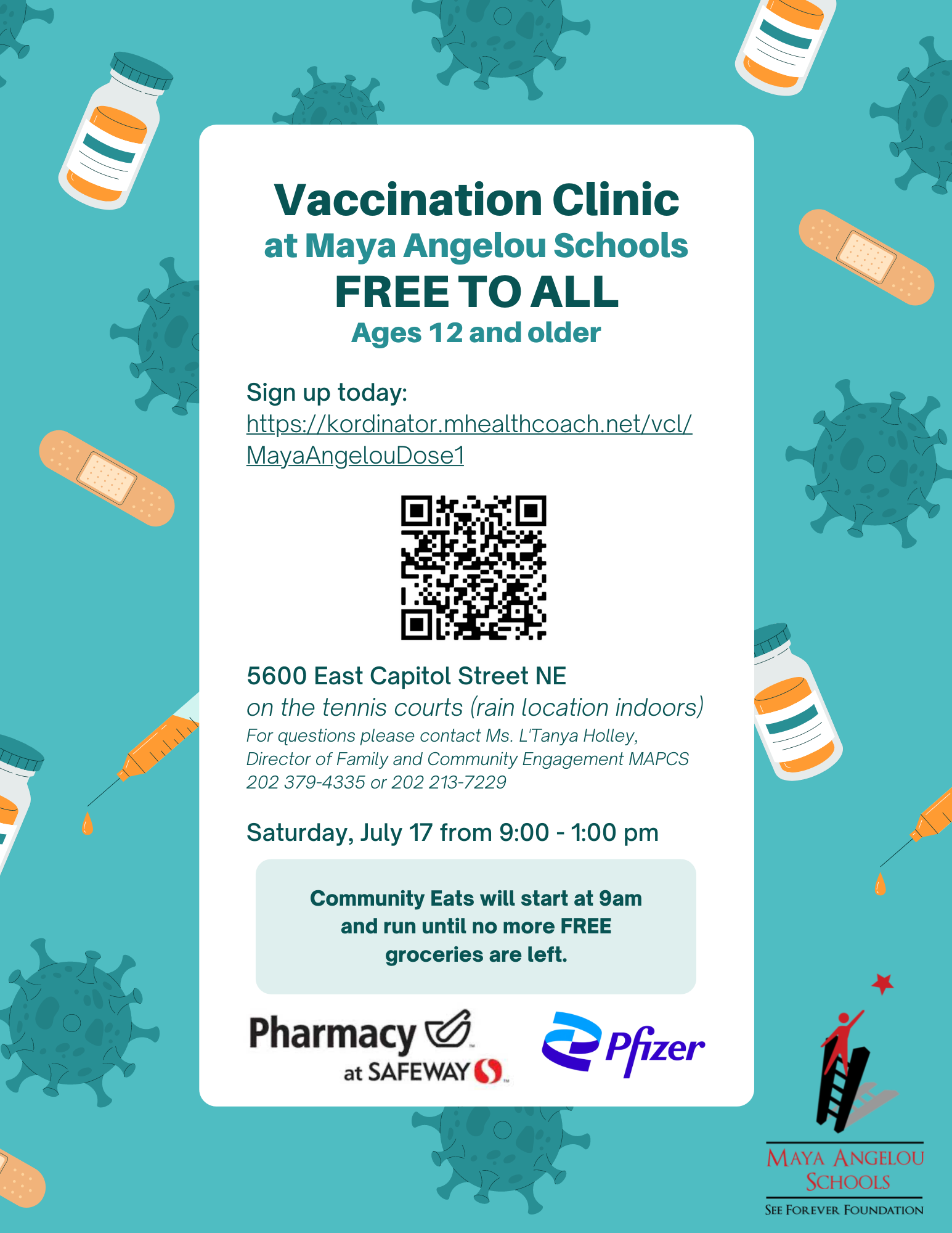 COVID-19 Vaccine Event at the Maya Angelou Schools - Maya Angelou ...