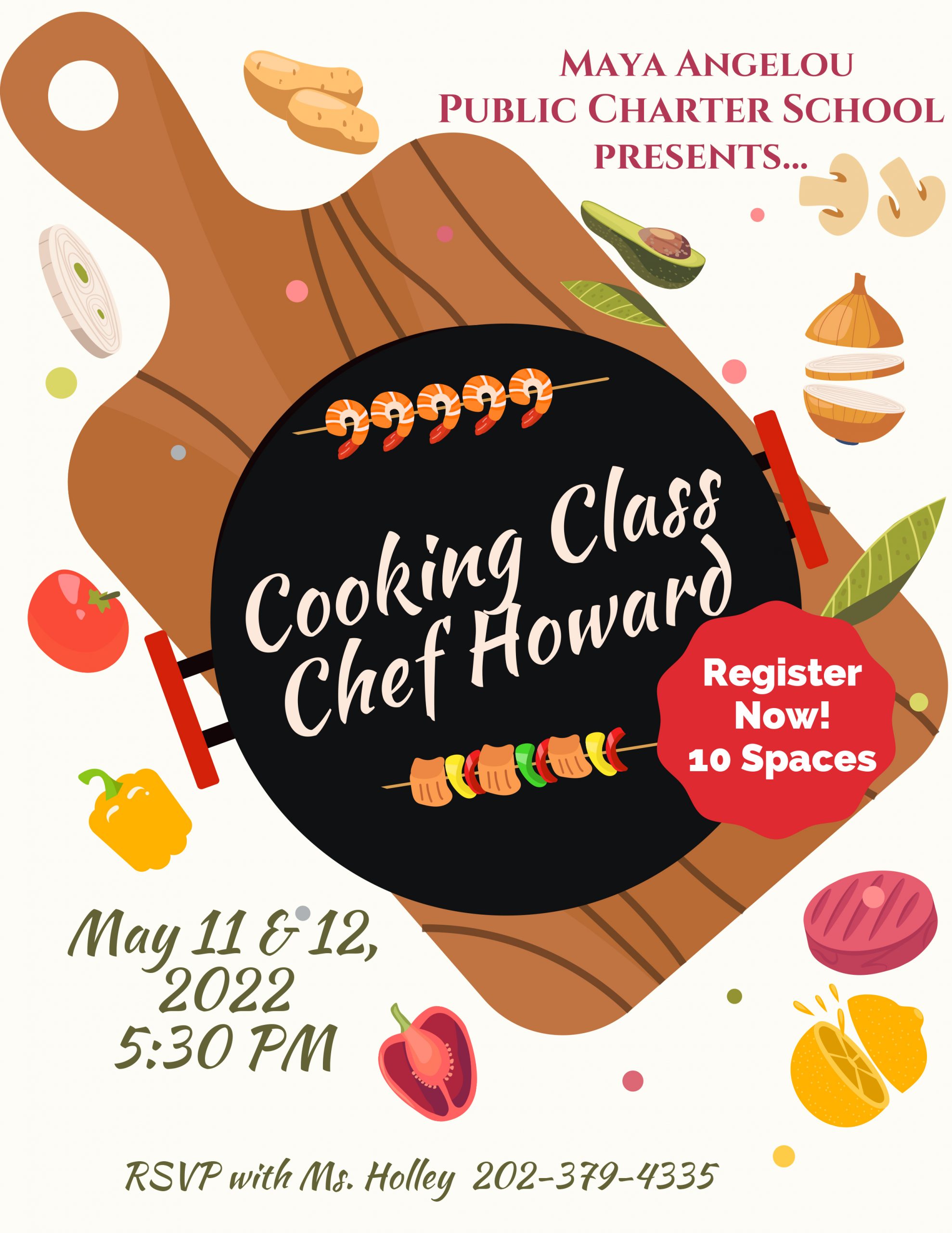Cooking Class with Chef Howard - Maya Angelou Public Charter Schools ...