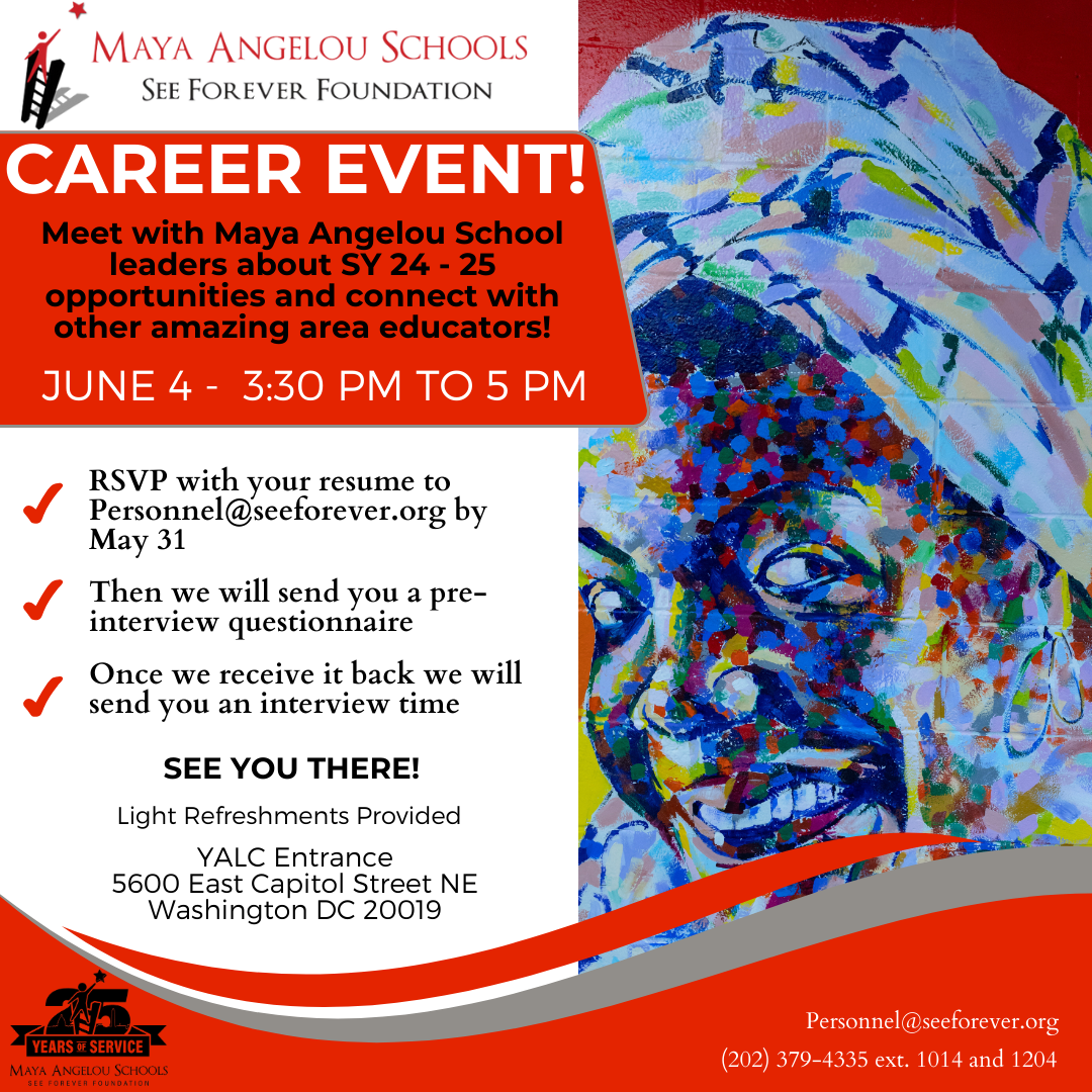 Careers - Maya Angelou Public Charter Schools - See Forever Foundation